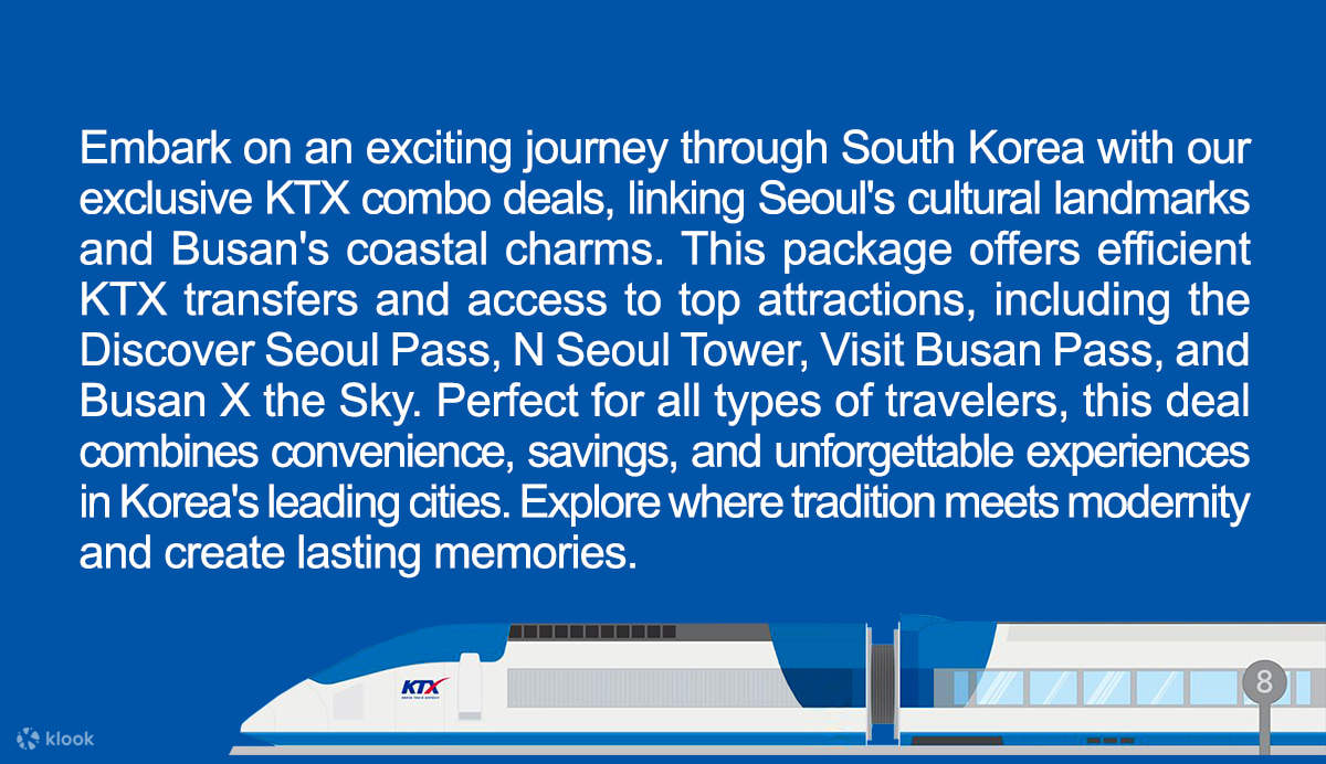 KTX Exclusive Combos - Klook